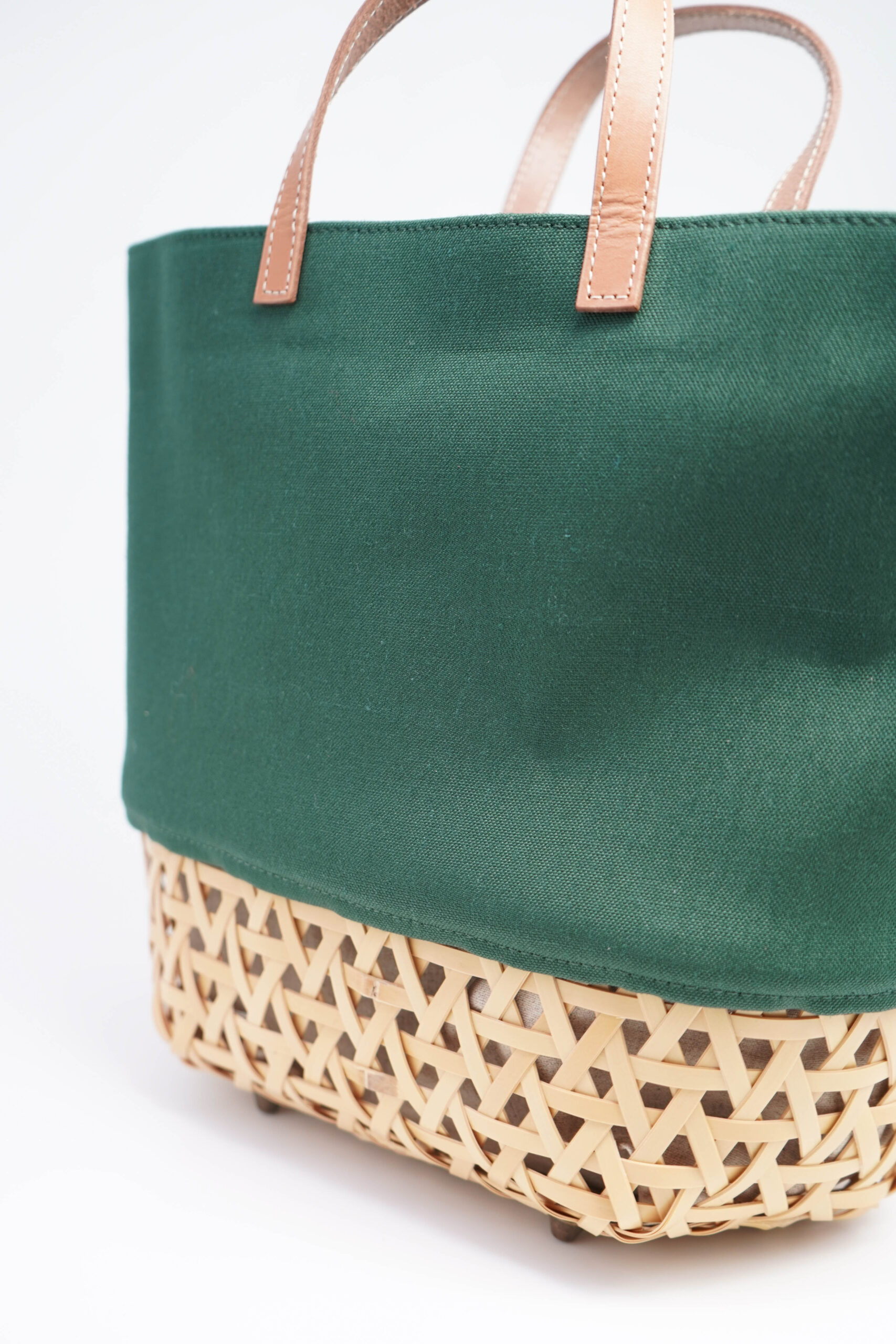 Hexagonal Weave Canvas Tote Bag - CRAFTS ON PEEL